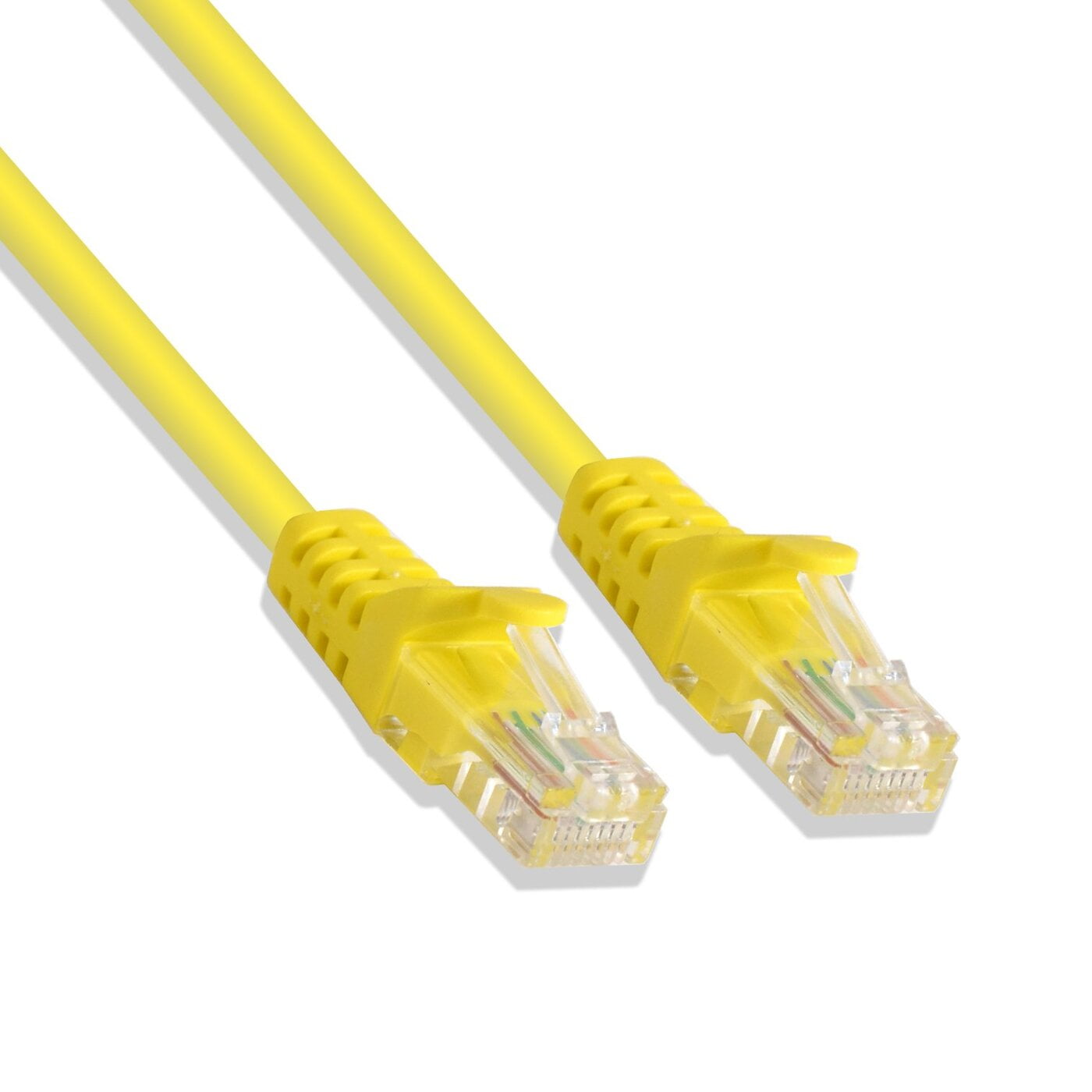 2Ft Cat5e 24 AWG Patch Cable Yellow