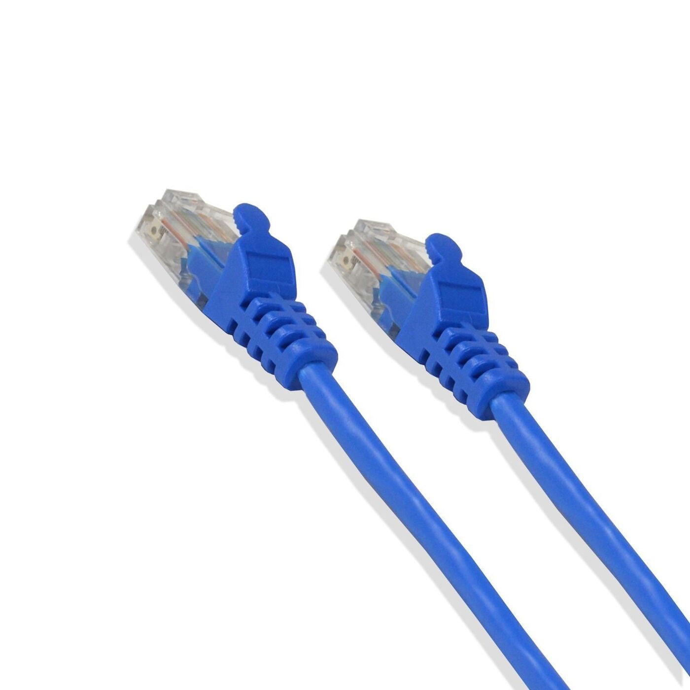 2Ft Cat6 24 AWG Patch Cable Blue