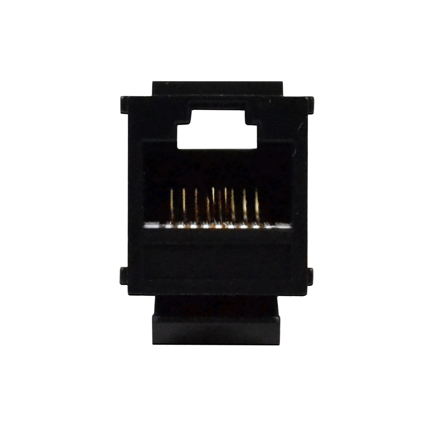 Cat6 Keystone Jack Coupler Black